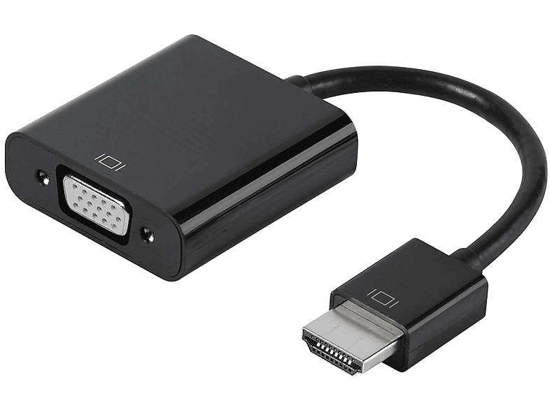 VIVANCO 47143 VIDEOADAPTER HDMI VGA0,1M, HDMI/VGA Adapter, 0,1 m ...