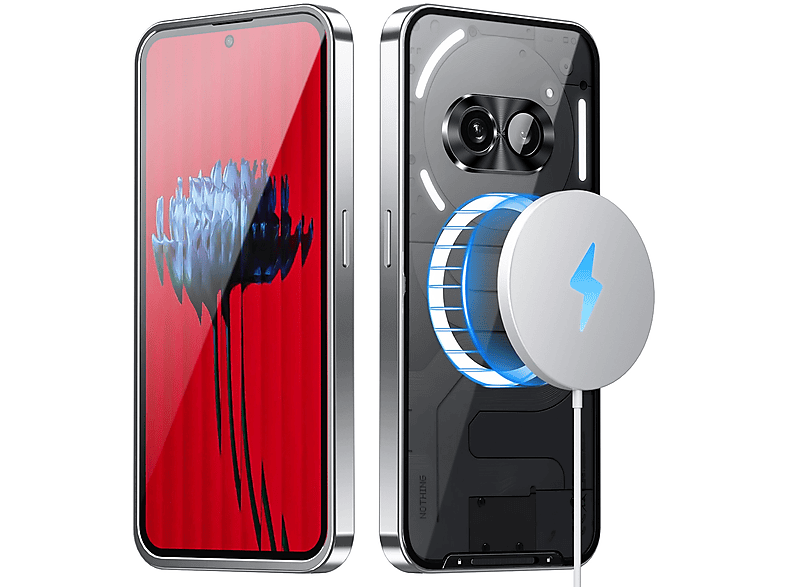 WIGENTO Magsafe Metall Design Hülle, Backcover, Nothing Phone, 2a ...