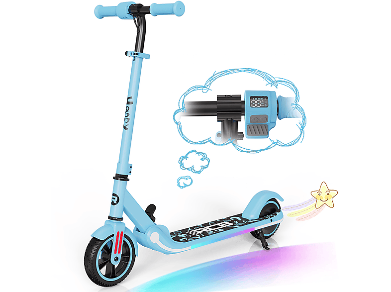 RCB R11 Kinder E-Scooter E-Roller (7 Zoll, Blau) | MediaMarkt