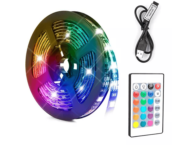 Tira LED | TIRA LED GAMING 5 METROS RGB CON MANDO XTRIKE ME DREAM MY ...