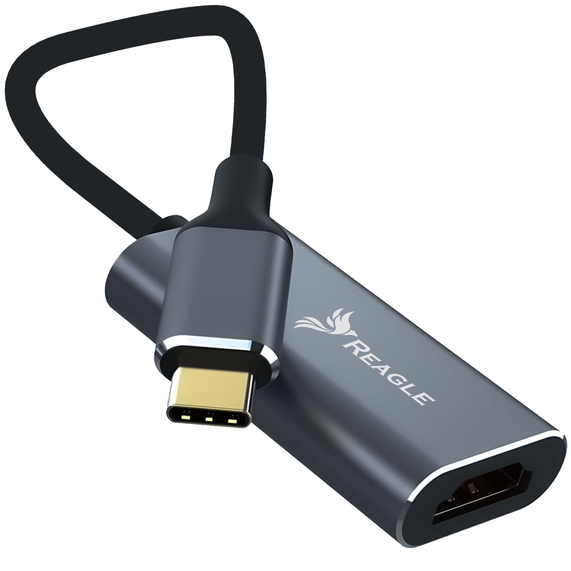 Adaptador USB-C a HDMI | Cable USB-C HDMI 4K unidireccional REAGLE ...