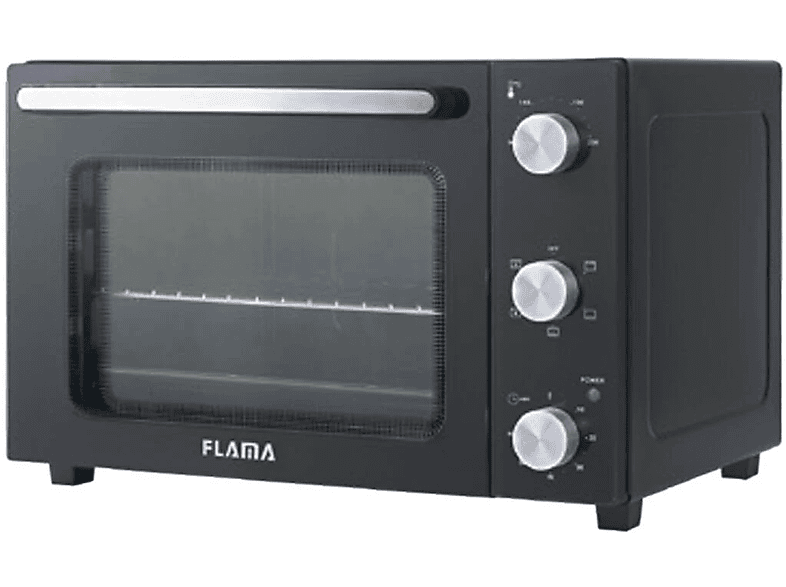 Mini horno - FLAMA 308615814, 1500W, 35 l, Negro | MediaMarkt