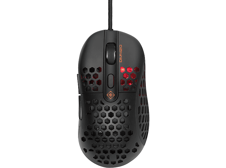 DELTACO DM420 PC Maus, Schwarz | SATURN