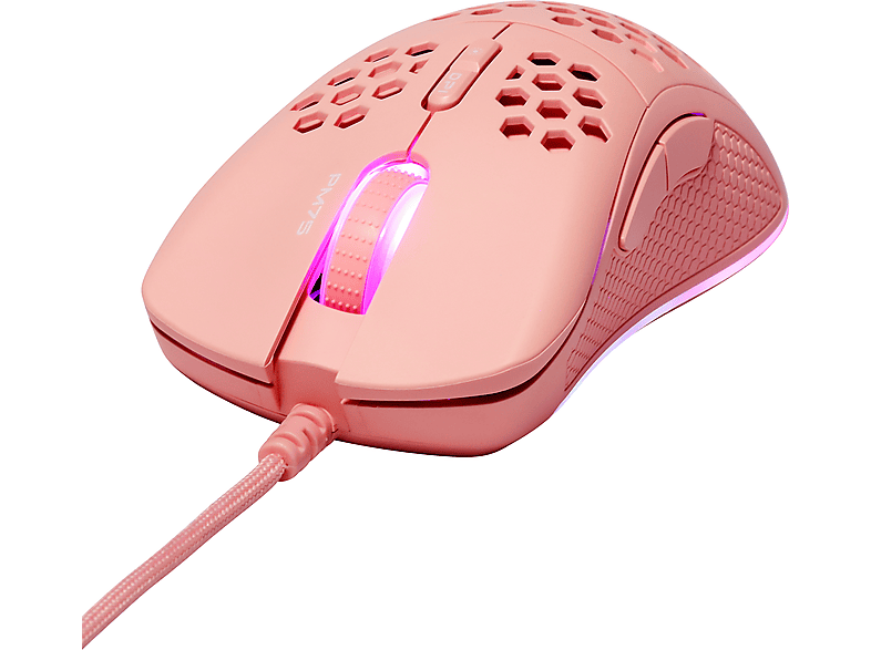 DELTACO 785302405911 Gaming Maus, Rosa | MediaMarkt