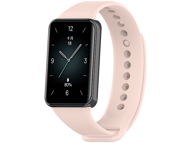 WIGENTO Design TPU Solid Color Band, Ersatzarmband, Honor, Band 9, Rosa ...
