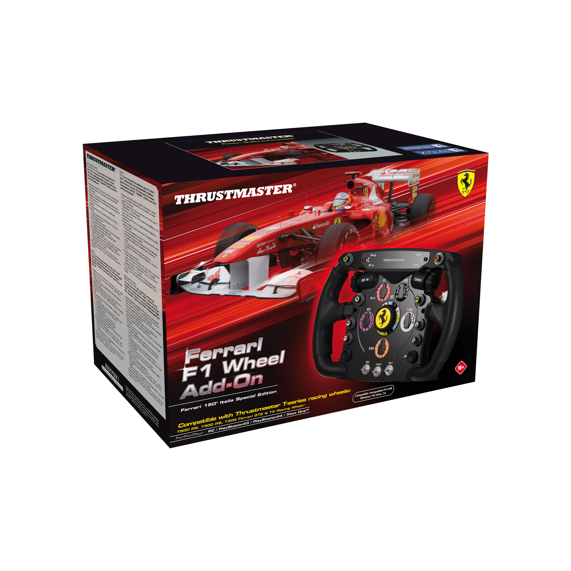 VOLANTE THRUSTMASTER FERRARI F1 WHEEL ADD-ON per PS3/PS4, Xbox One e PC ...