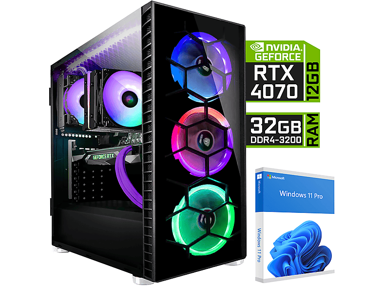KRAFTPC Intel Core i9 11900KF, Gaming PC mit Intel® Core™ i9, 32 GB RAM ...