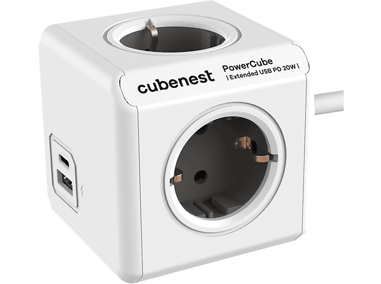 CUBENEST PowerCube Extended USB A+C PD 20 W Steckdose | MediaMarkt