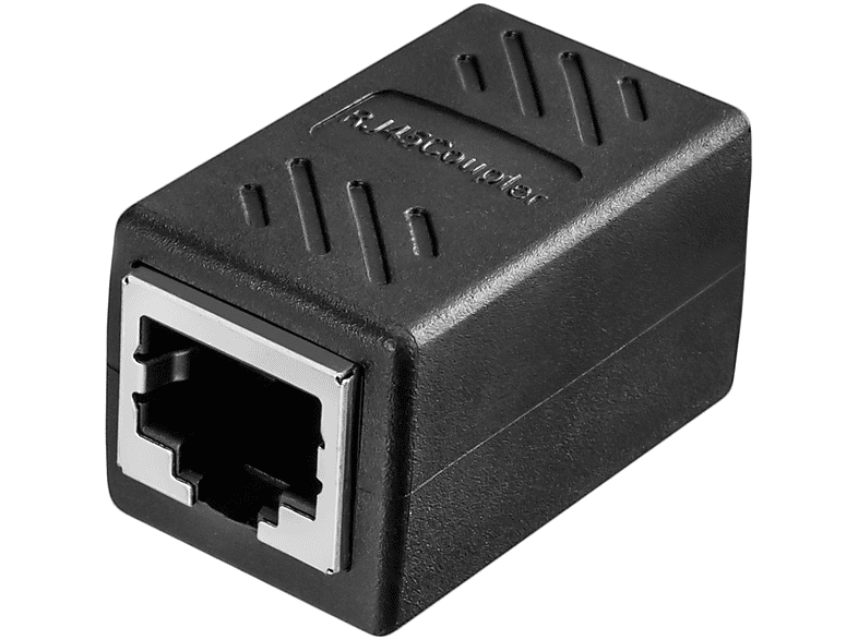 HB-DIGITAL CAT 6a RJ45 Indoor Netzwerk Keystone Modul, schwarz | MediaMarkt