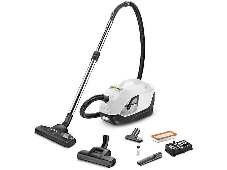 KARCHER NEUER DS 6 PLUS Zylinder-Vakuum Staubsauger, maximale Leistung: 650 Watt, Weiß und ...