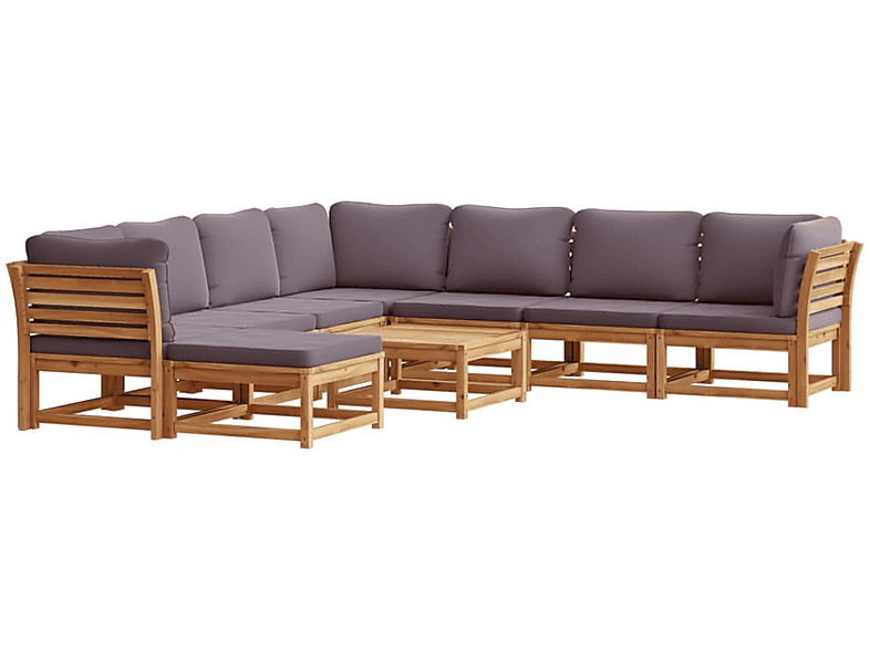 VIDAXL 3214321 Gartensofa, Dunkelgrau | MediaMarkt