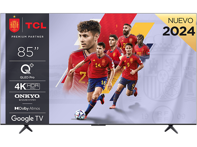 TV QLED 85" | TCL 85C655, UHD 4K, Quad Core, Smart TV, DVB-T2 (H.265 ...