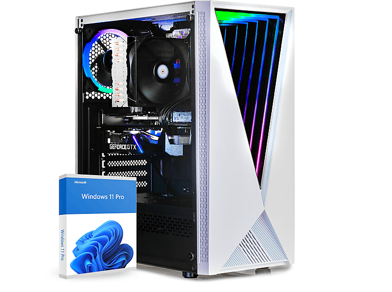 DCL24 Ryzen 5 4500, Gaming PC mit AMD Ryzen™ 5 AMD Ryzen 5 4500 Prozessor, 16 GB RAM, 500 GB SSD ...