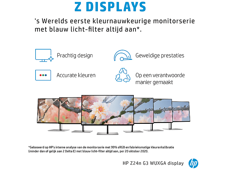 HP Z24n G3 WUXGA-scherm - 24 inch - 1920 x 1200 Pixel (Dual UHD) - IPS ...