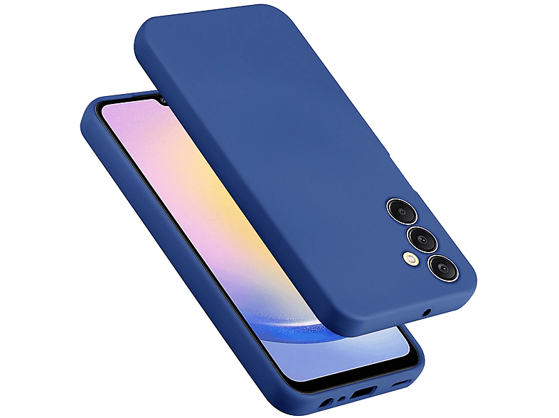 CADORABO Hülle im Liquid Silicone Case Style, Backcover, Samsung ...