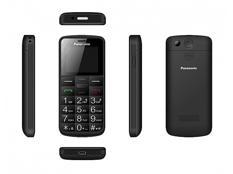 Móvil básico - PANASONIC 5025232891856, Negro, 0 GB, 1000 mAh | MediaMarkt
