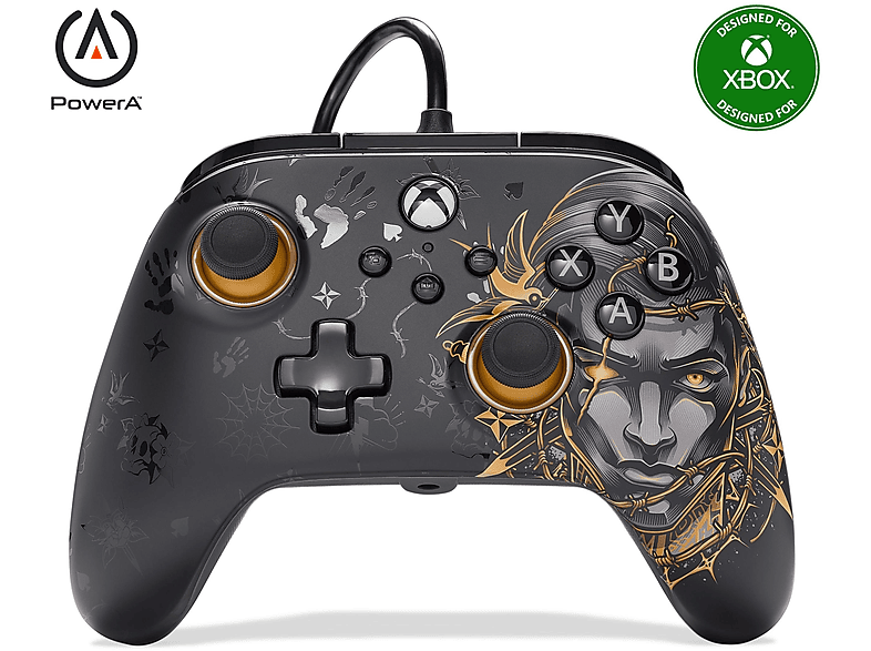 POWERA XBGP0238 XB ADV.CTR. FORTNITE MIDAS Controller Schwarz/Gold ...