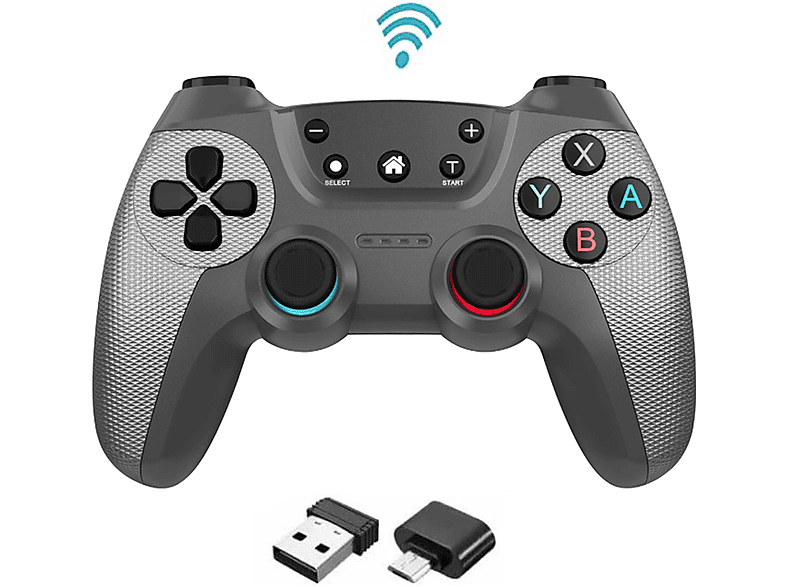 KINSI 2.4G Gamepad, für Android/PC Controller Elegantes Silber | SATURN