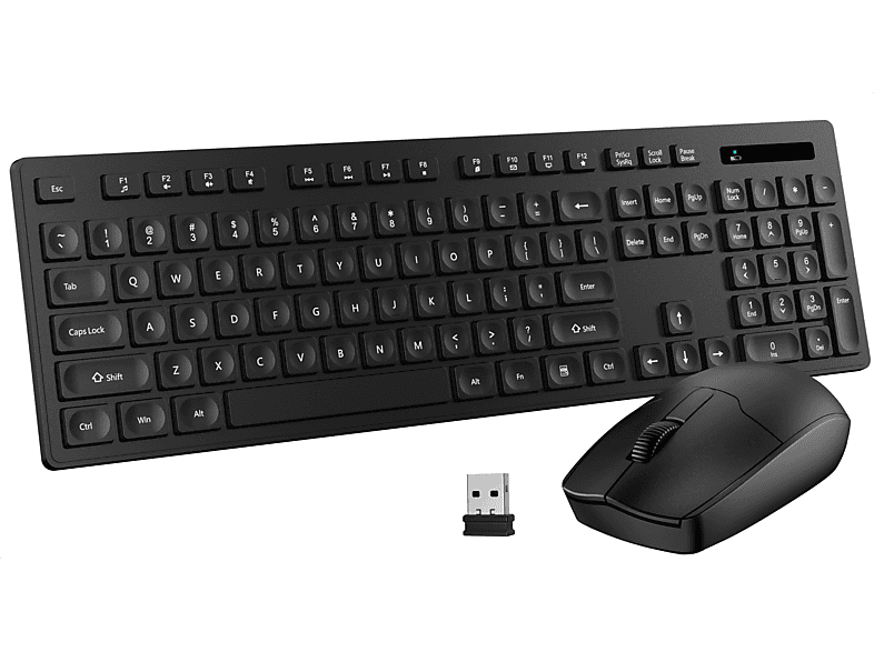 STREX SP131 Draadloos Toetsenbord en Muis Set{ Zwart | MediaMarkt