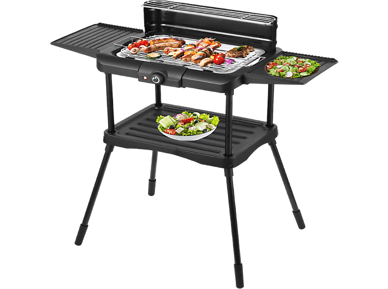 STEINBORG SB-8080 Standgrill, Schwarz (2000 Watt) | MediaMarkt