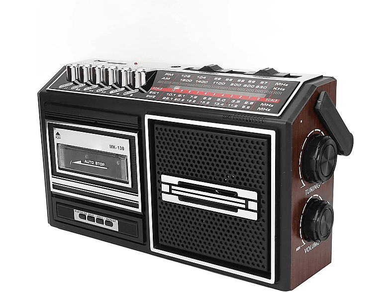DIIDA MK-130 Kassettenspieler mit Lautsprechern AM/FM Radio, AM, FM ...
