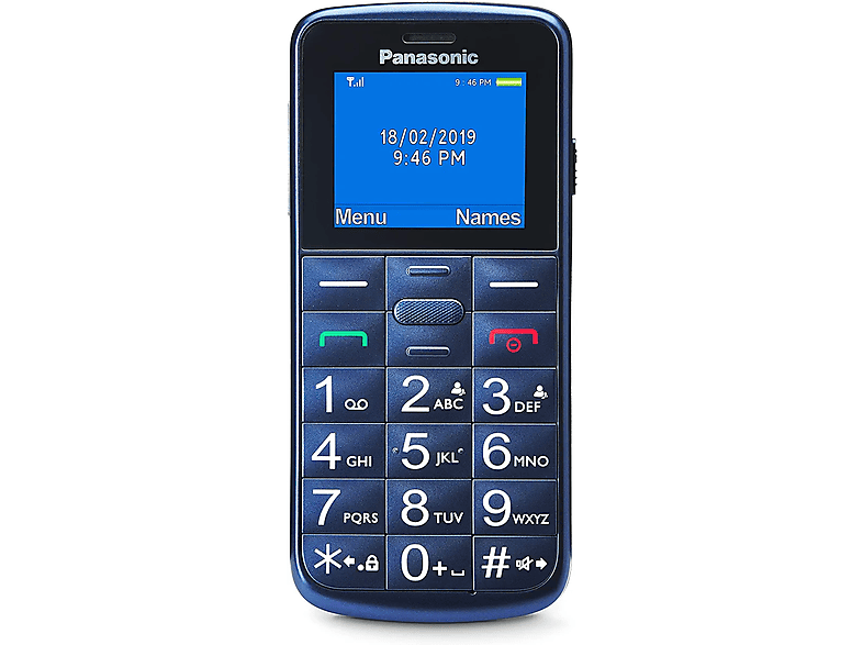 Móvil básico - PANASONIC 5025232891863, Negro, 0 GB, 1000 mAh | MediaMarkt