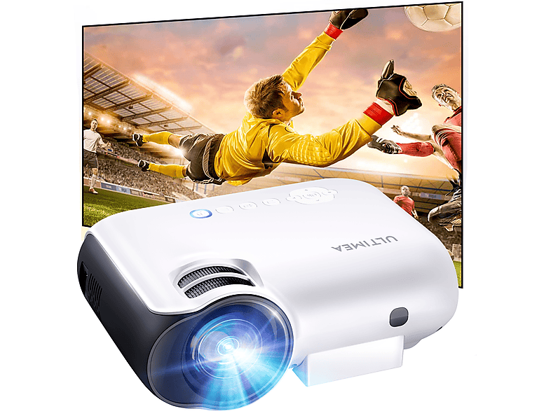 ULTIMEA Full HD Native 1080P Beamer, Tragbarer Bluetooth Projektor, 4K ...