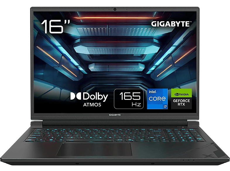 GIGABYTE G6X 9KG-43DE854SH, Notebook mit 16 Zoll Display, Intel® Core ...