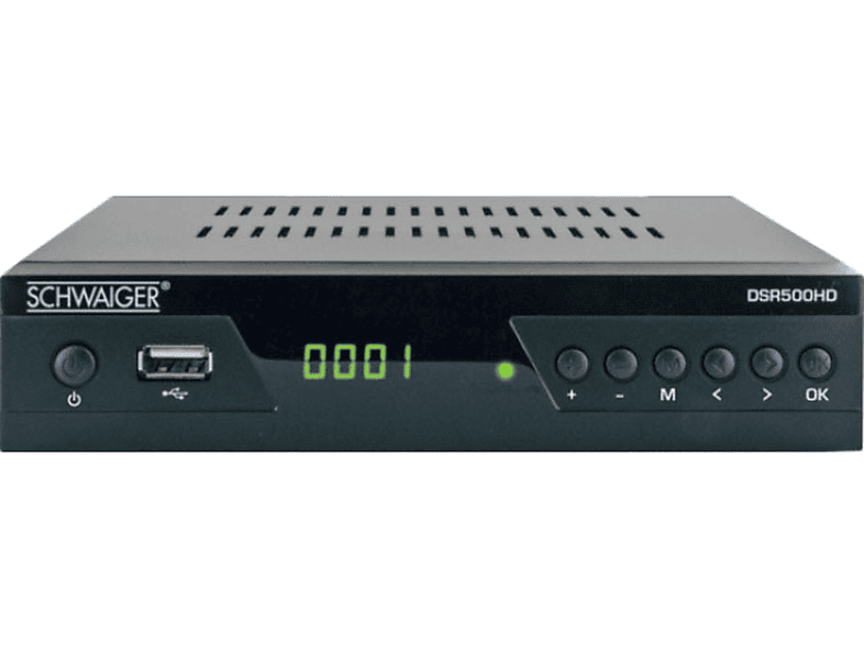 SCHWAIGER DSR 500 HD Receiver (DVB-S2, Schwarz) | MediaMarkt