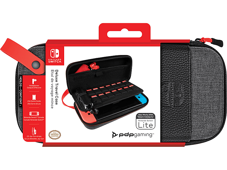 Funda Nintendo Switch | 500-152-EU PDP, Gris | MediaMarkt