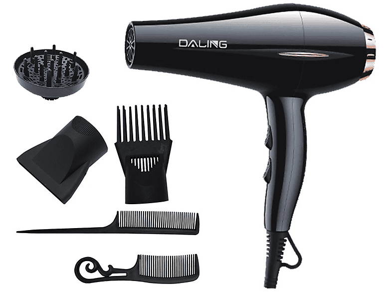 DALING DL-3007 Haartrockner Schwarz (3000 Watt) | SATURN