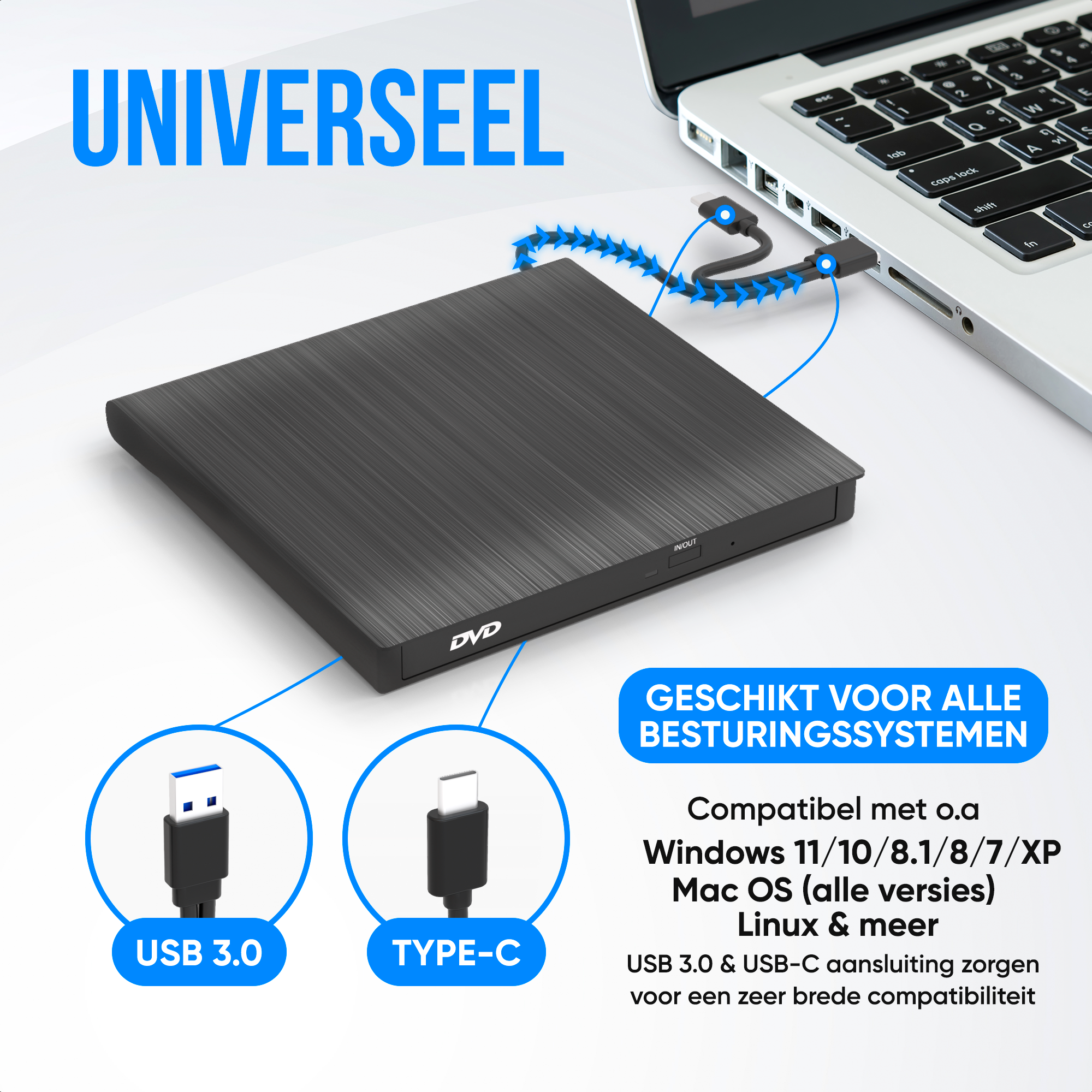 STREX SP299 Externe DVD Speler en Brander | MediaMarkt