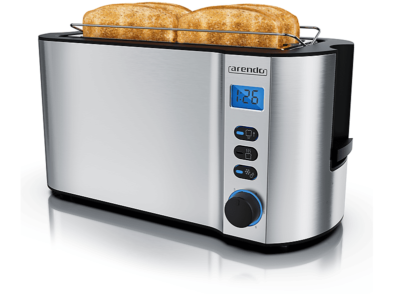 ARENDO 4-Scheiben Toaster silber (1500 Watt, Schlitze: 2) | MediaMarkt