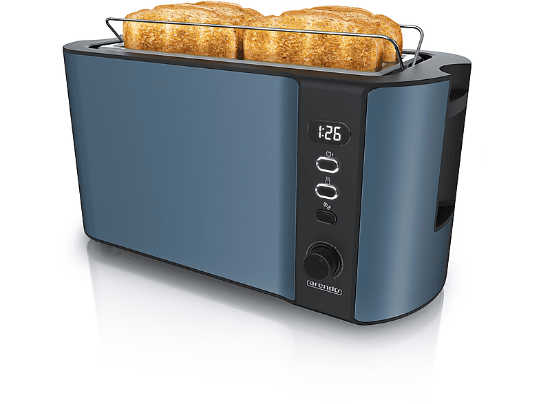 ARENDO 4-Scheiben Toaster blau (1500 Watt, Schlitze: 2) | MediaMarkt
