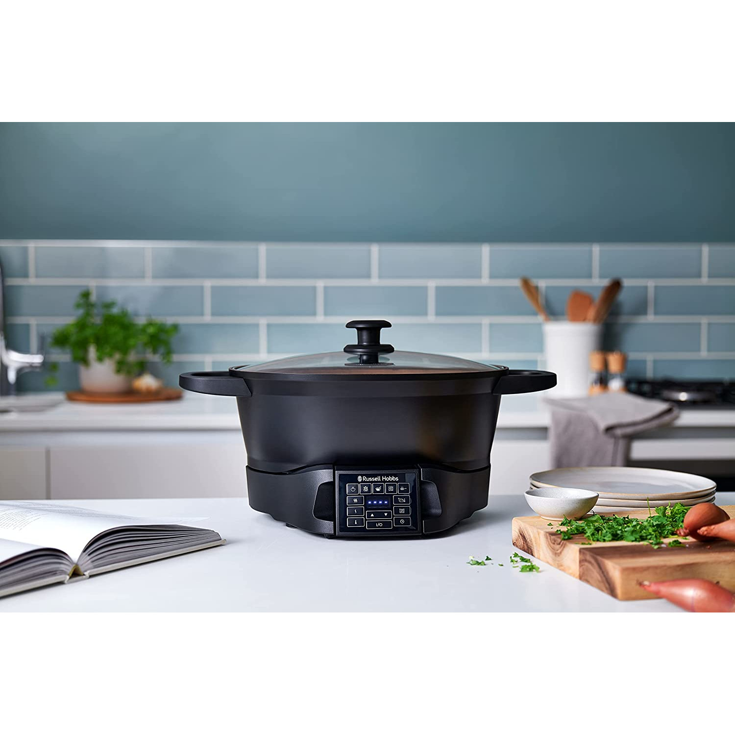 RUSSELL HOBBS Multikocher 28270-56 Dampfgarer (750 Watt, schwarz ...