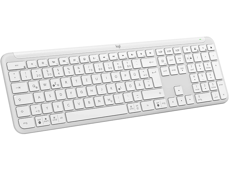LOGITECH 920-012452 K950 KEYBOARD WHITE (DEU), Tastatur, Scissor ...