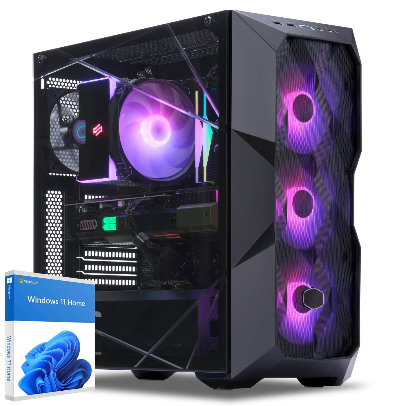 SEDATECH AMD Ryzen 9 7900X, Gaming PC mit AMD Ryzen™ 9, 32 GB RAM, 2000 GB SSD, NVIDIA GeForce ...