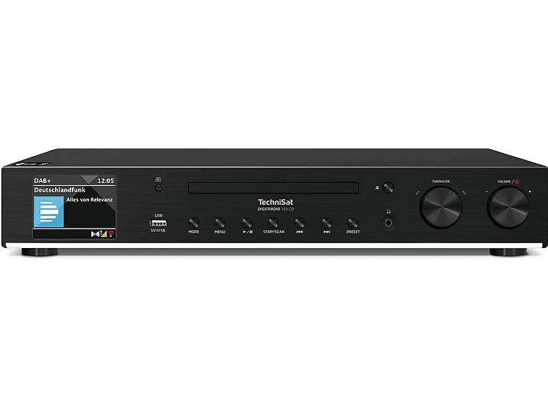 TECHNISAT DigitRadio 143 DAB- & internetradio Zwart | MediaMarkt