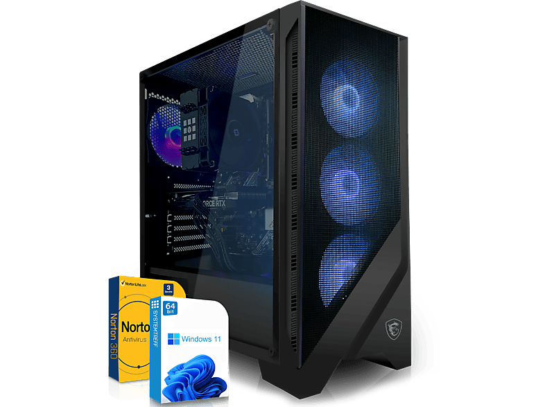 SYSTEMTREFF Basic Gaming Intel Core i7-12700K, Gaming PC mit Intel® Core™ i7 i7-12700K Prozessor ...