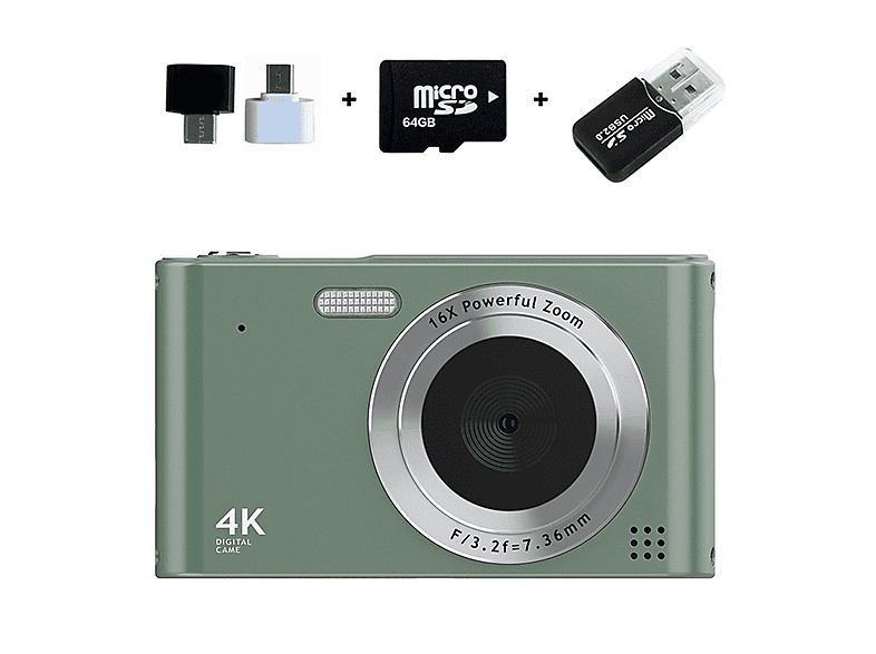 YEMASTER 64G CCD Digitalkamera für Kinder und Studenten,Kamera für ...