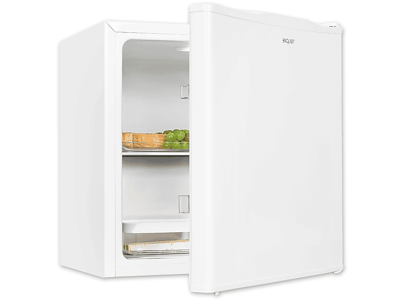 EXQUISIT KB05-V-151E Mini Kühlschrank (E, 495 mm hoch, Weiß) | MediaMarkt