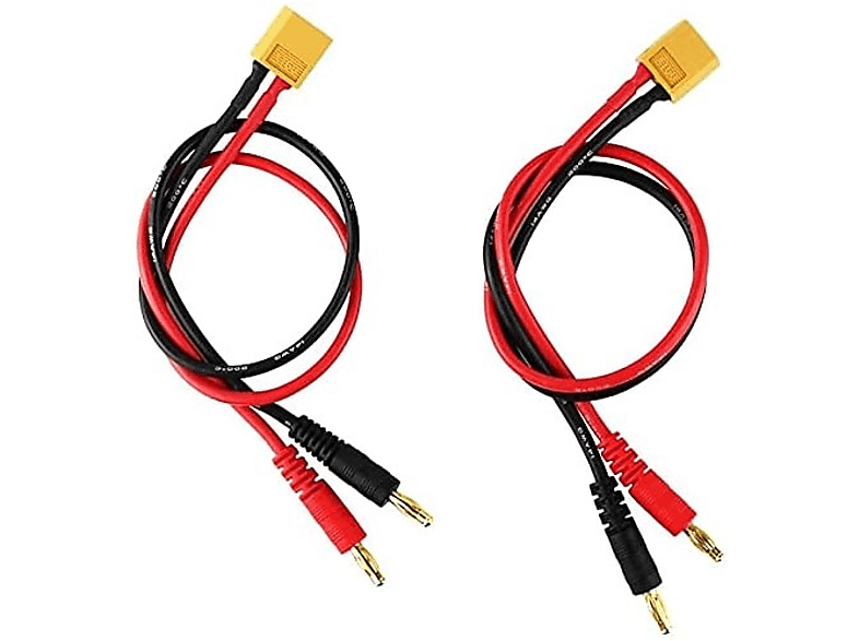 YUNIQUE GREEN-CLEAN-POWER XT60 mit Banana 14AWG 30 cm Drohnenzubehör, Gelb | MediaMarkt