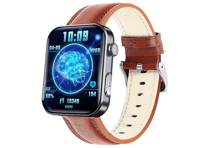 YEMASTER Intelligente Uhr mit Bluetooth-Anruf, EKG-Überwachung ...