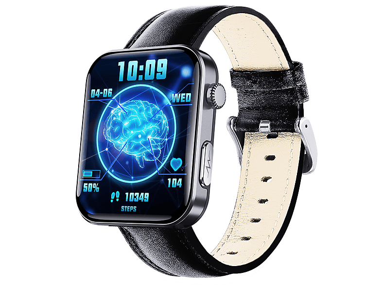 YEMASTER Intelligente Uhr mit Bluetooth-Anruf, EKG-Überwachung ...