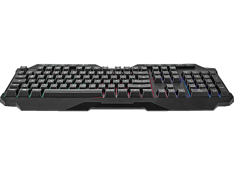 NEDIS GKBD110BKDE, Wired Gaming Keyboard, Schwarz | SATURN