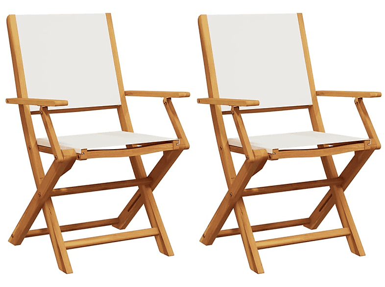 VIDAXL 367669 Gartenstuhl, Weiß | MediaMarkt