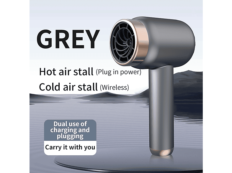 FLYSTAR Hochleistungs-Föhn kabelloser Aufladung Ionentechnologie ...