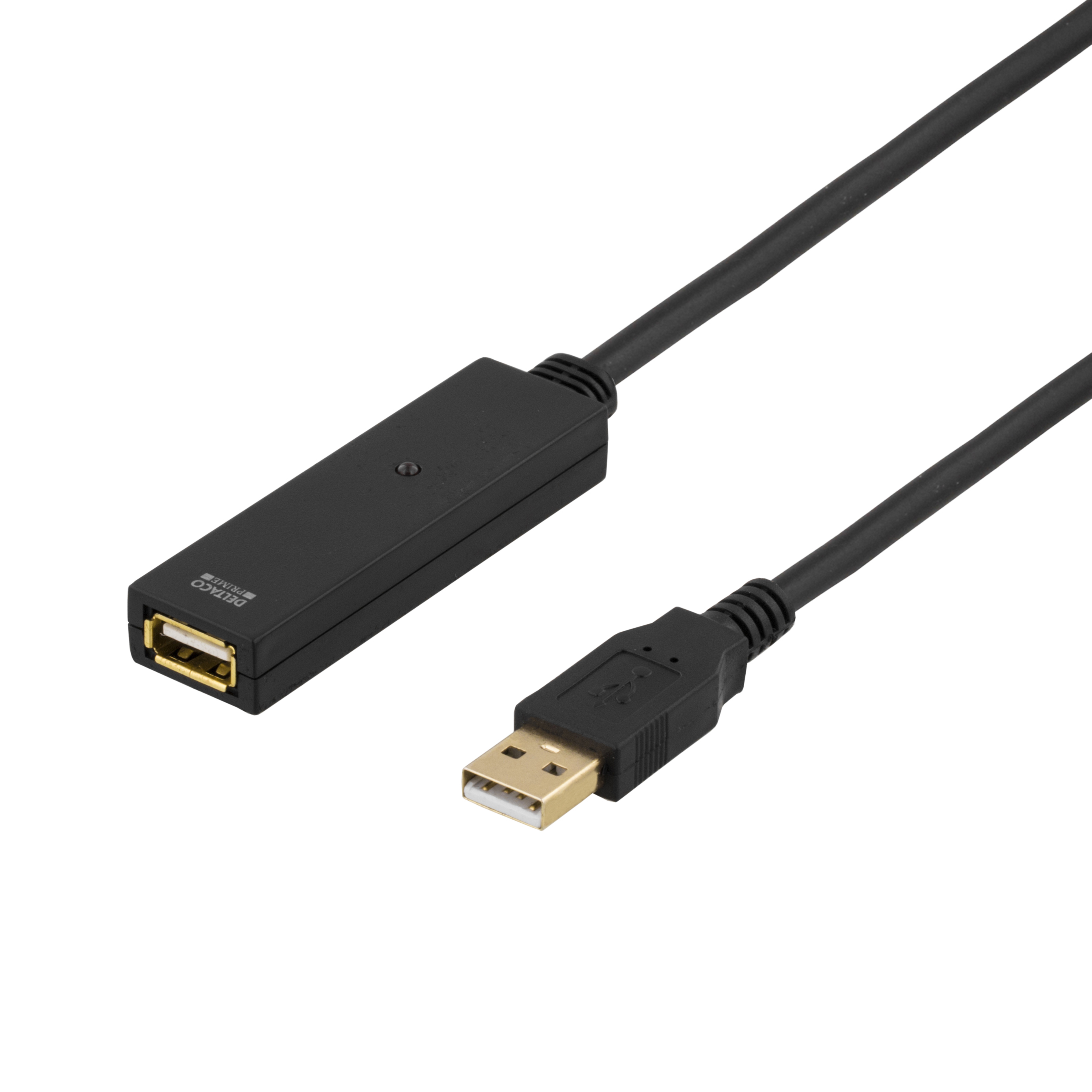 CAVO DI ESTENSIONE USB DELTACO USB2-EX20M, 5 V, Porte USB Numero di ...