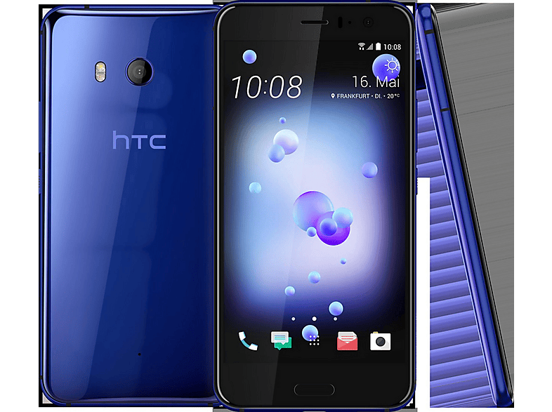 HTC U 11, Azul, Móvil Android, 64 GB, 4 GB RAM, 5,5 " LCD, Qualcomm Snapdragon, 835, 3000 mAh ...
