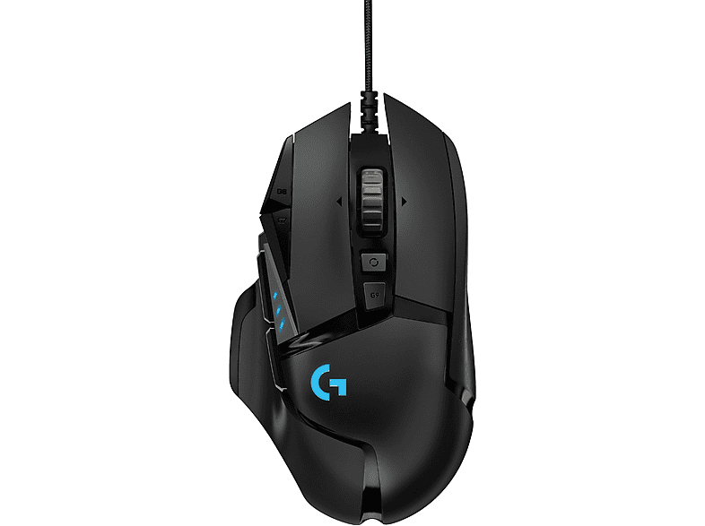 LOGITECH G502 Hero Gaming Maus, Kabelgebunden Maus, Schwarz | MediaMarkt